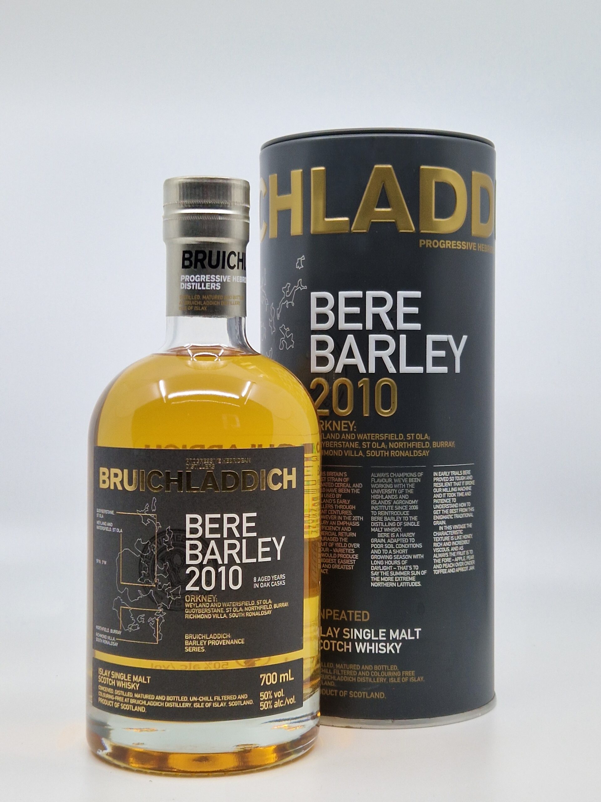 WHISKY "BERE BARLEY" 2010 BRUICHLADDICH - Cave de la Chèvrerie